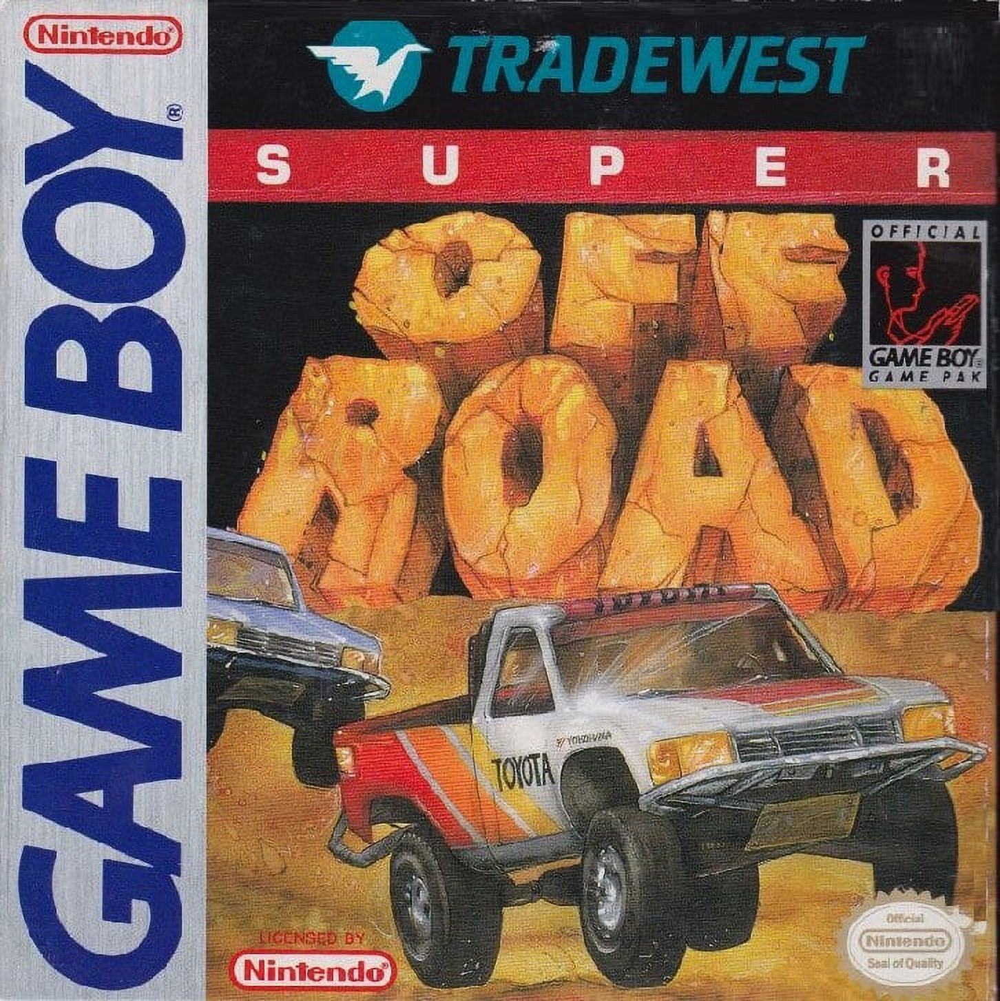 Restored Super Off Road (Nintendo Gameboy Original, 1992) Racing Game ...