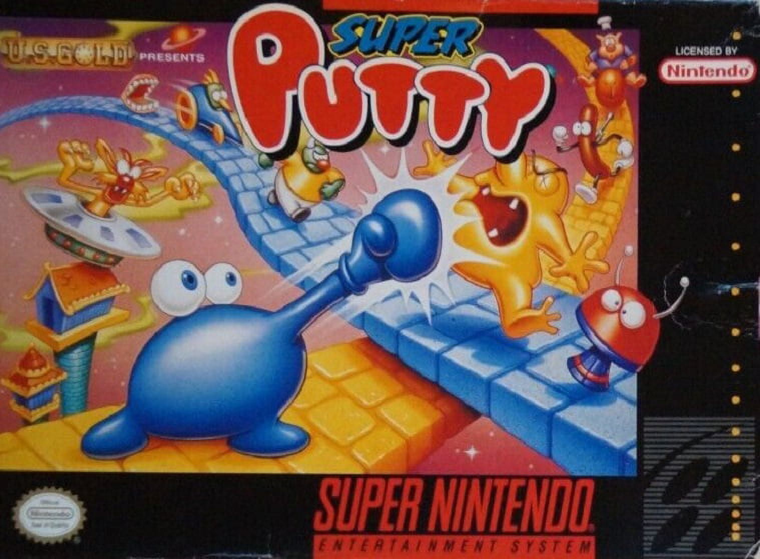 Restored Super Putty (Super Nintendo, 1993) SNES Adventure Game (Refurbished) - Walmart.com