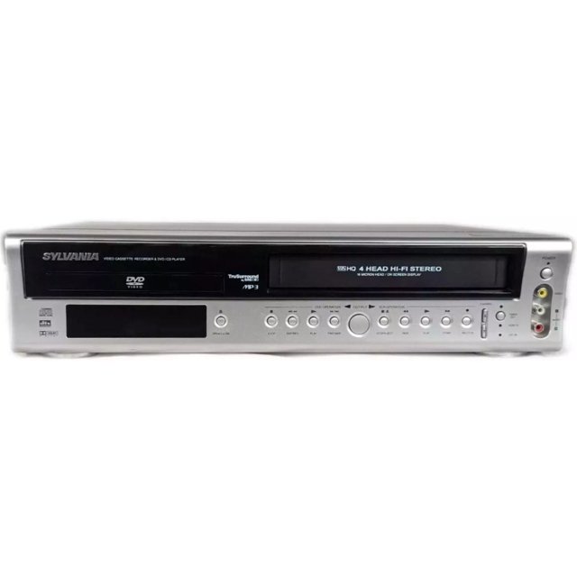 Restored Sylvania DVC850 DVD/VCR Combo Player w/ Original Remote, Manual, A/V Cables & HDMI ...