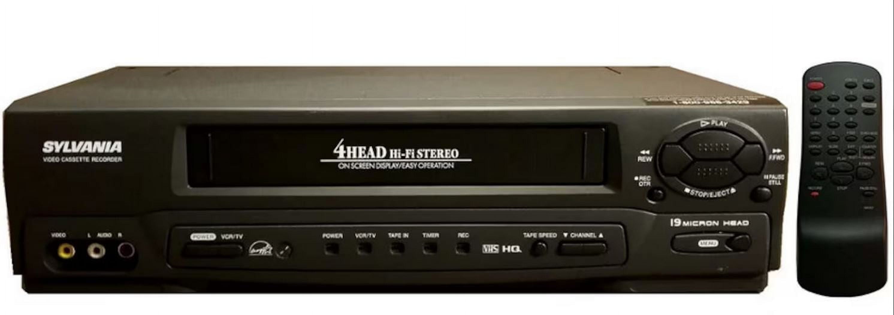 Restored Sylvania Kvs600 4 Head Hi Fi Stereo VHS VCR VHS Player with ...