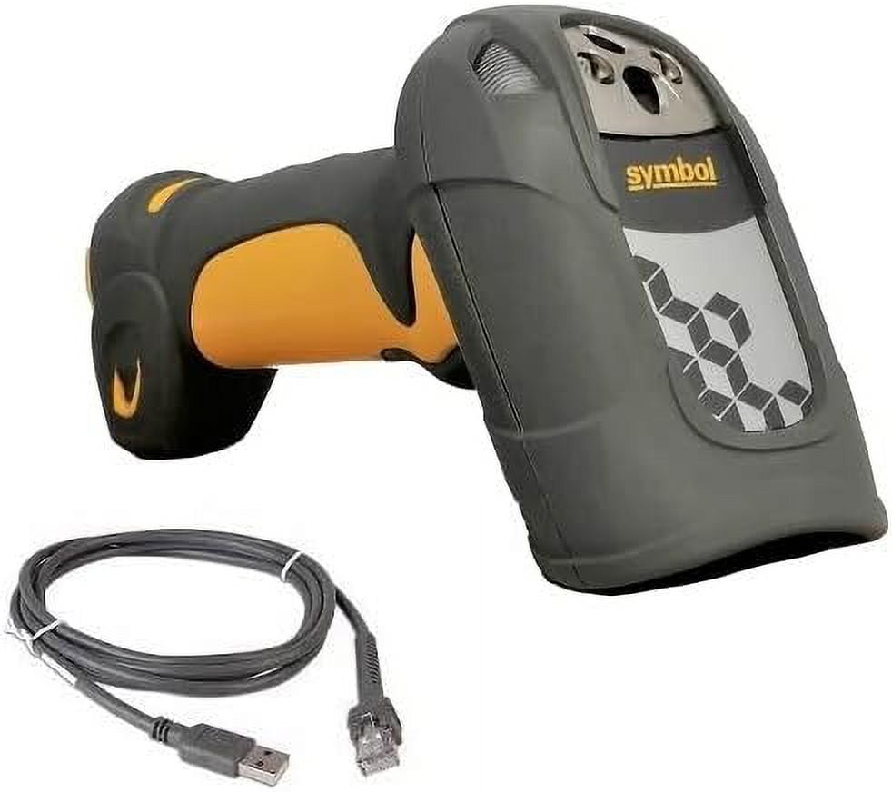 Restored Symbol LS3408-ER Barcode Scanner, Extended Range Laser Reader ...