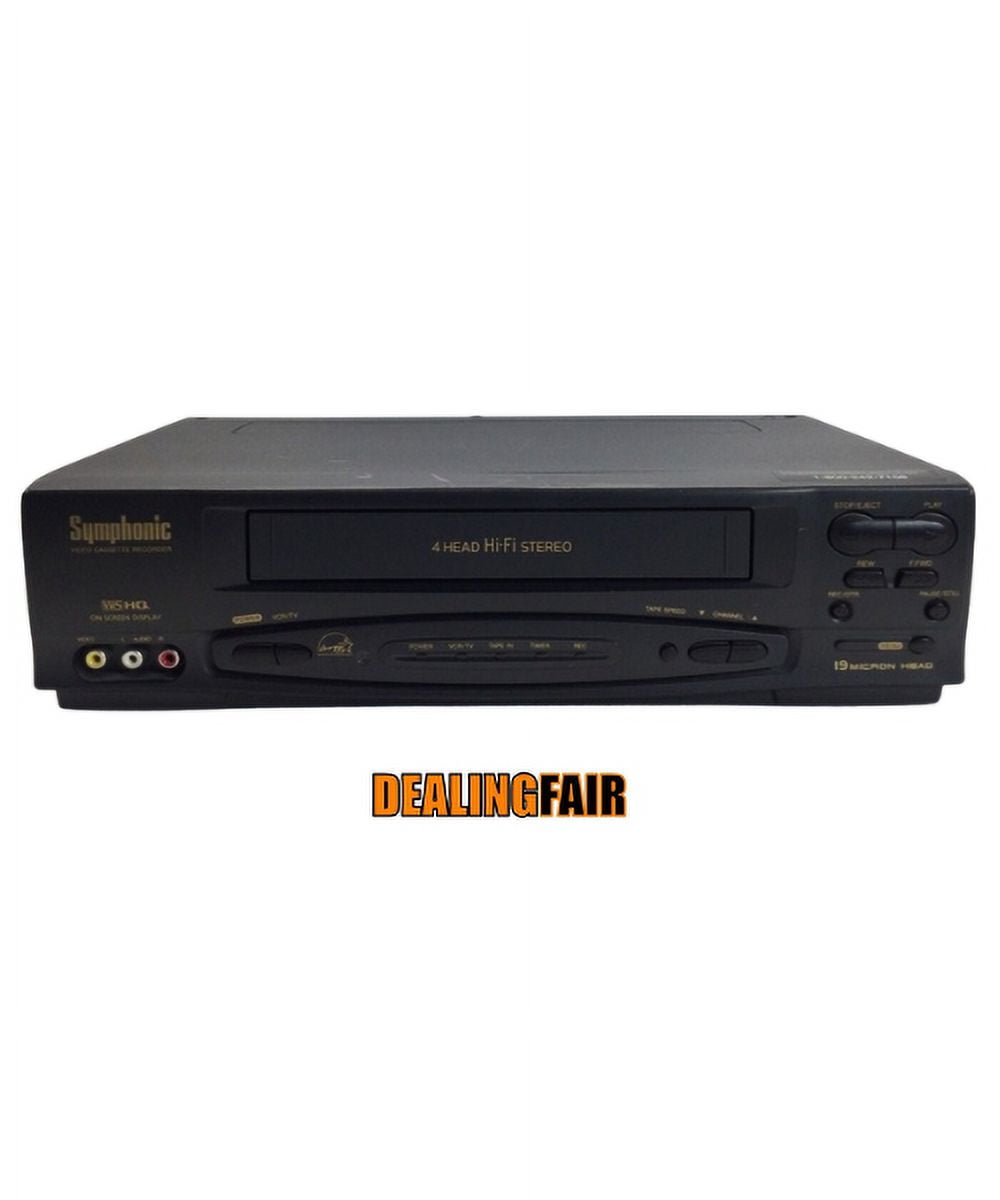 Restored Symphonic VR-60WF 4 Head VHS/VCR w/ Original Remote, Manual, A ...