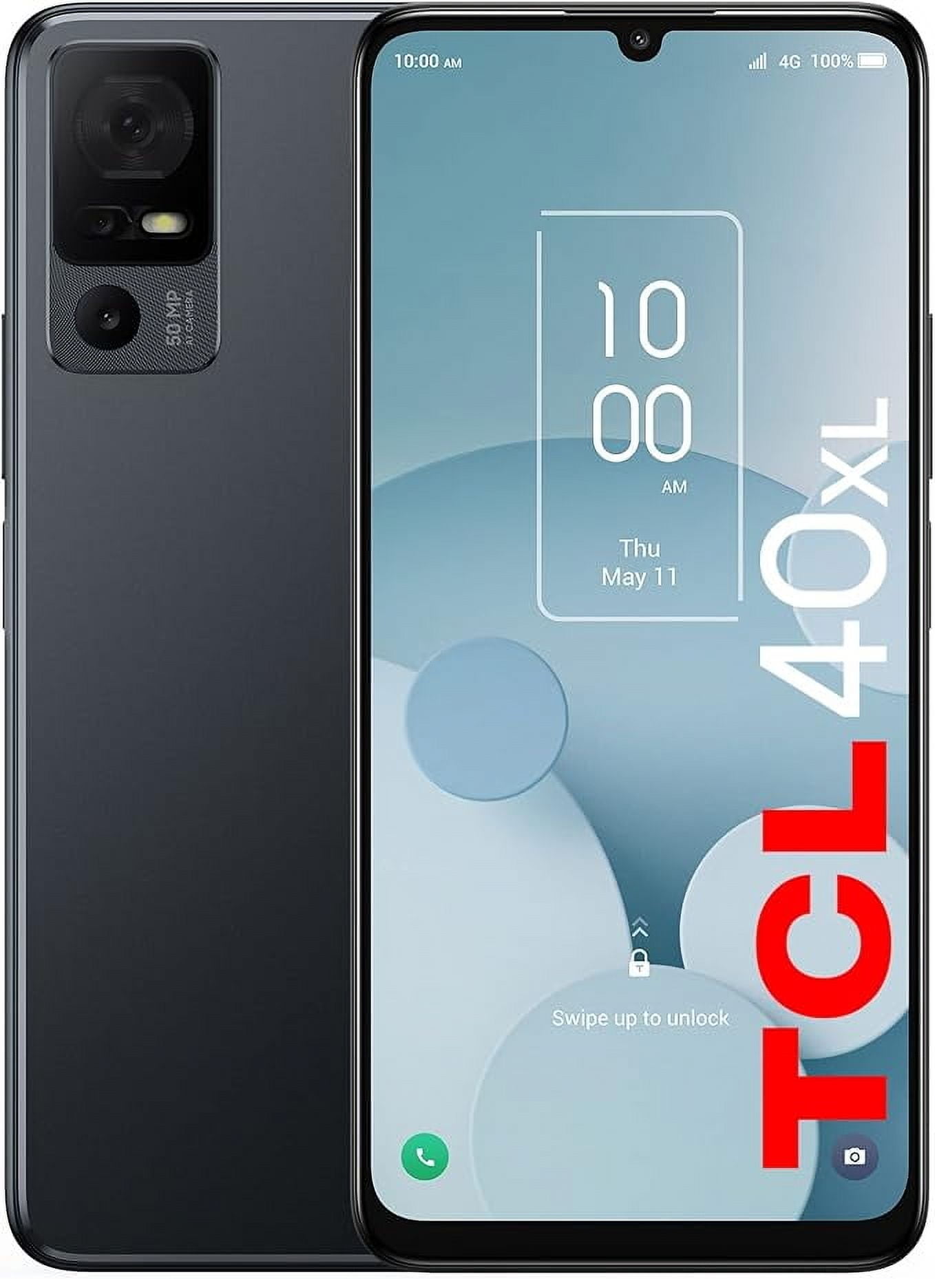 Restored TCL 40XL 2023 Unlocked Cell Phone 6GB + 256GB, 6.75 inch ...