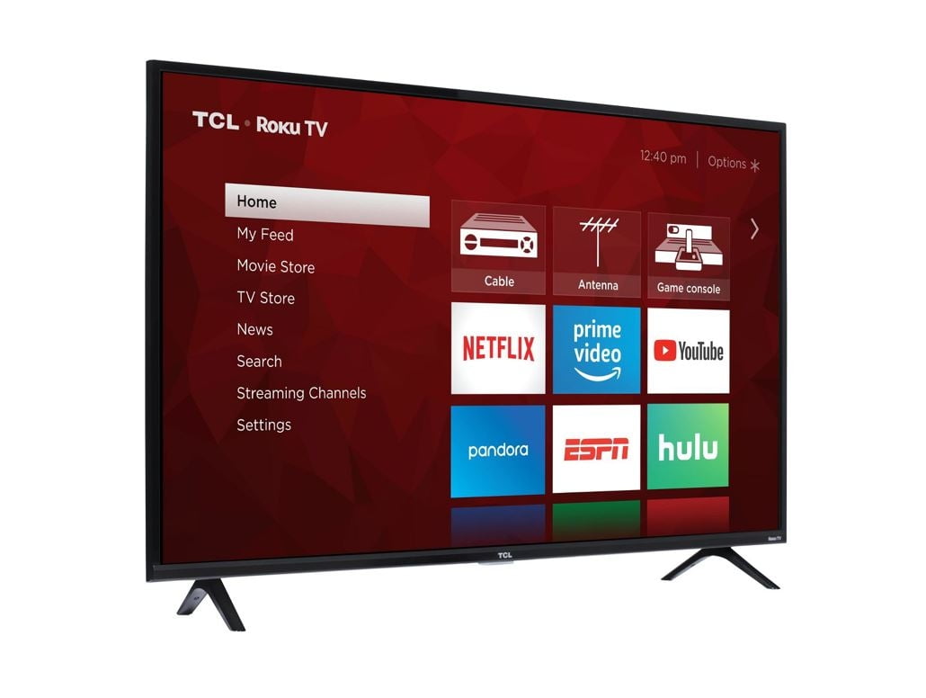 Restored TCL 50" 4-Series 4K UHD Smart Built-In ROKU Streaming LED TV ...