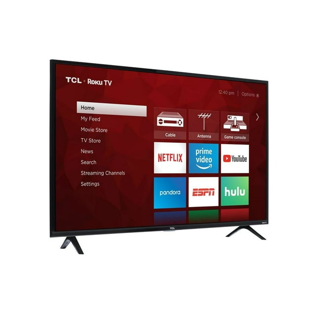 Restored TCL 50" 4-Series 4K UHD Smart Built-In ROKU Streaming LED TV ...