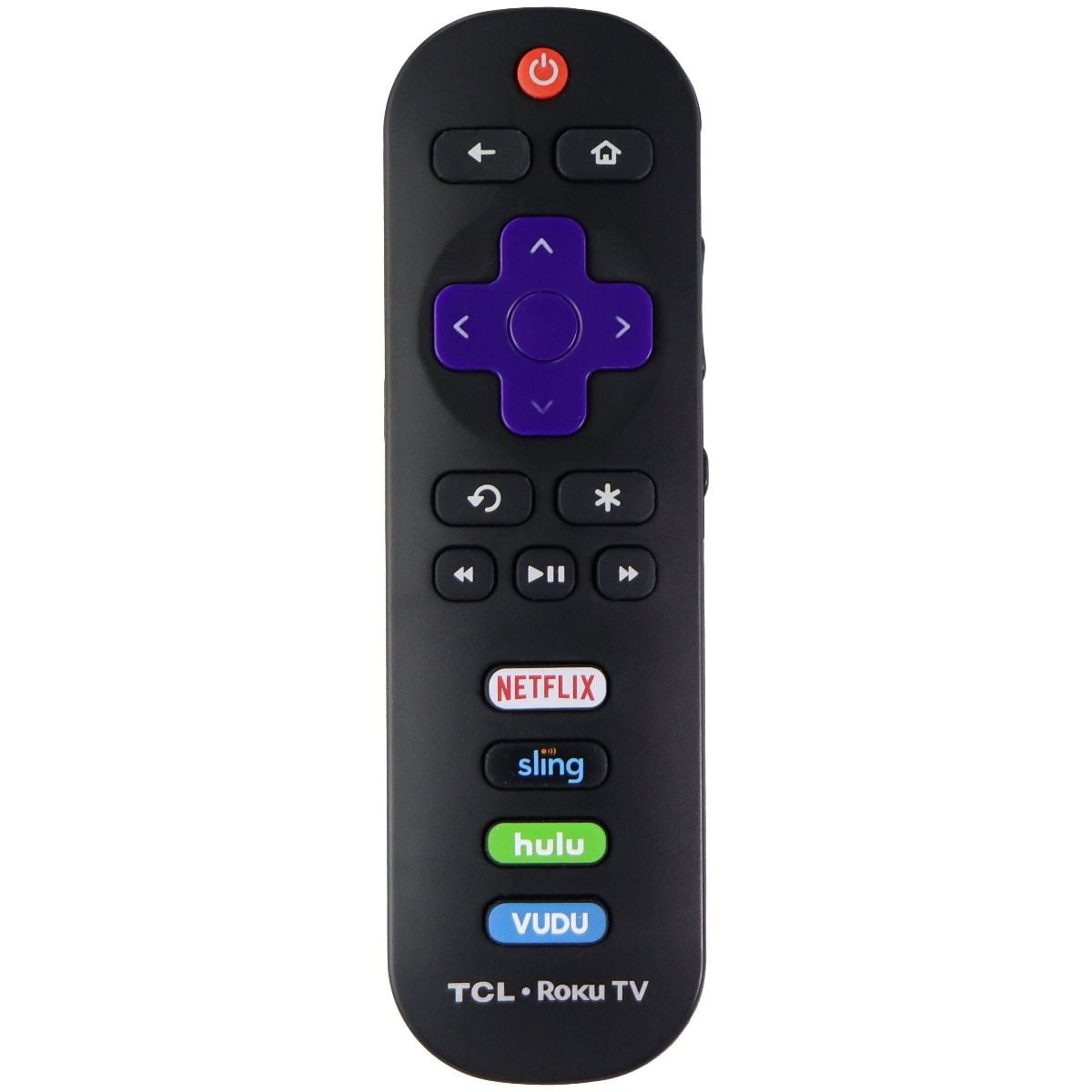 Restored TCL Remote Control (KL2SQQSO) for TCL TVs - Black (Netflix ...
