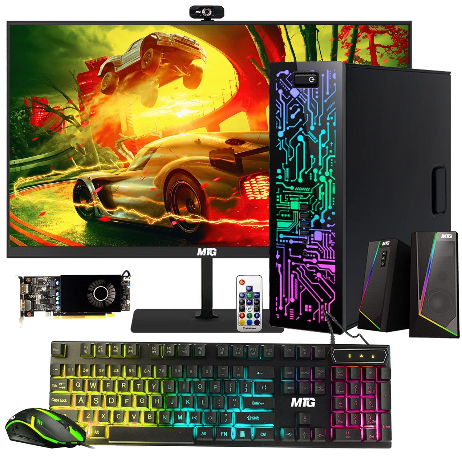 Restored TM Zeus Gaming Desktop PC, Intel Core i5 4th Gen, AMD RX 550 ...