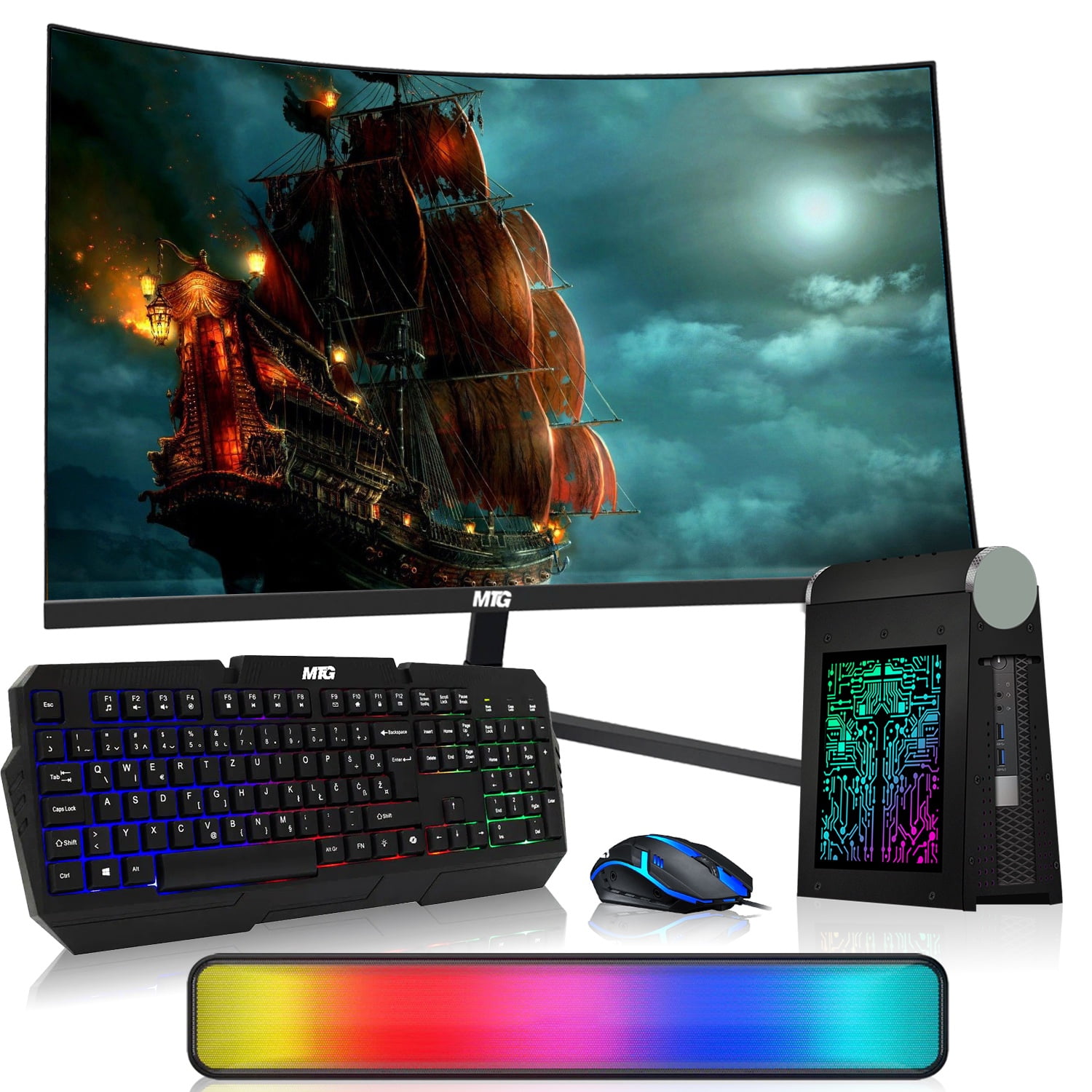 Restored TechMagnet CyberCube Mini PC Bundle – Core i7 4th Gen, 8GB RAM ...