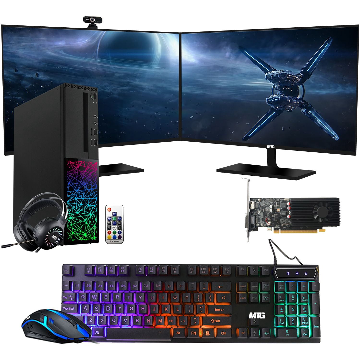 Restored TechMagnet Gaming Desktop PC, Intel i5 6th, Galaxy, 16GB RAM ...