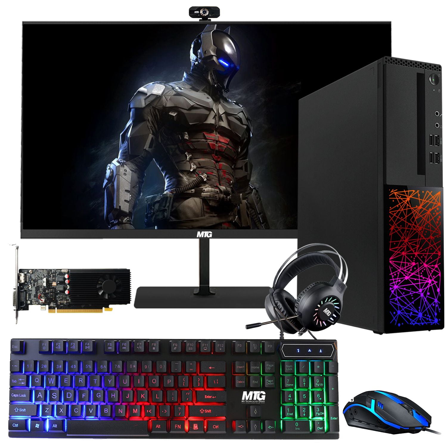 Restored TechMagnet Gaming Desktop PC, Intel i5 6th Gen, Galaxy, 16GB ...