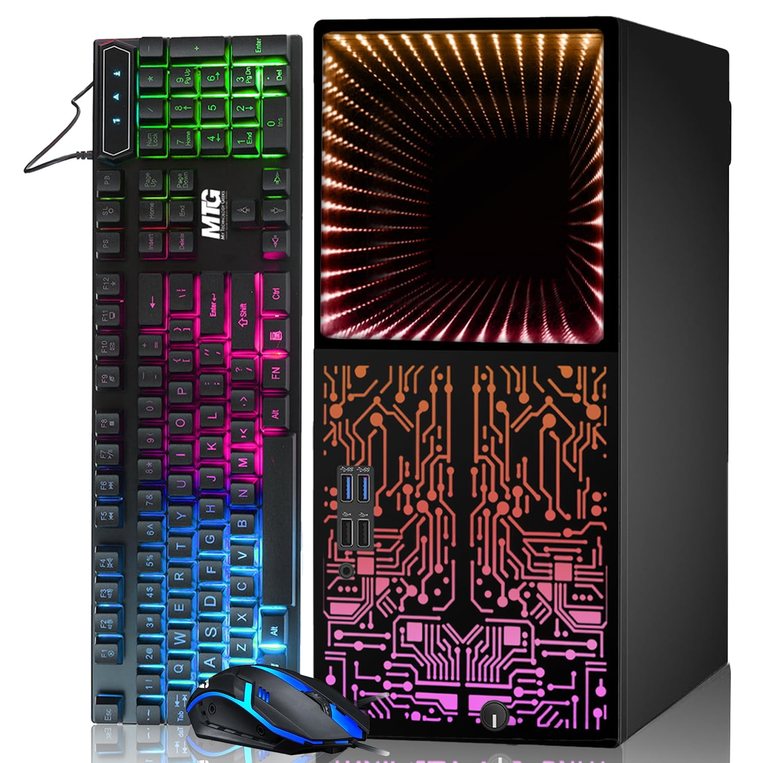 Restored TechMagnet Gaming PC Desktop Intel core i7 8th Gen,Horizon+ ...