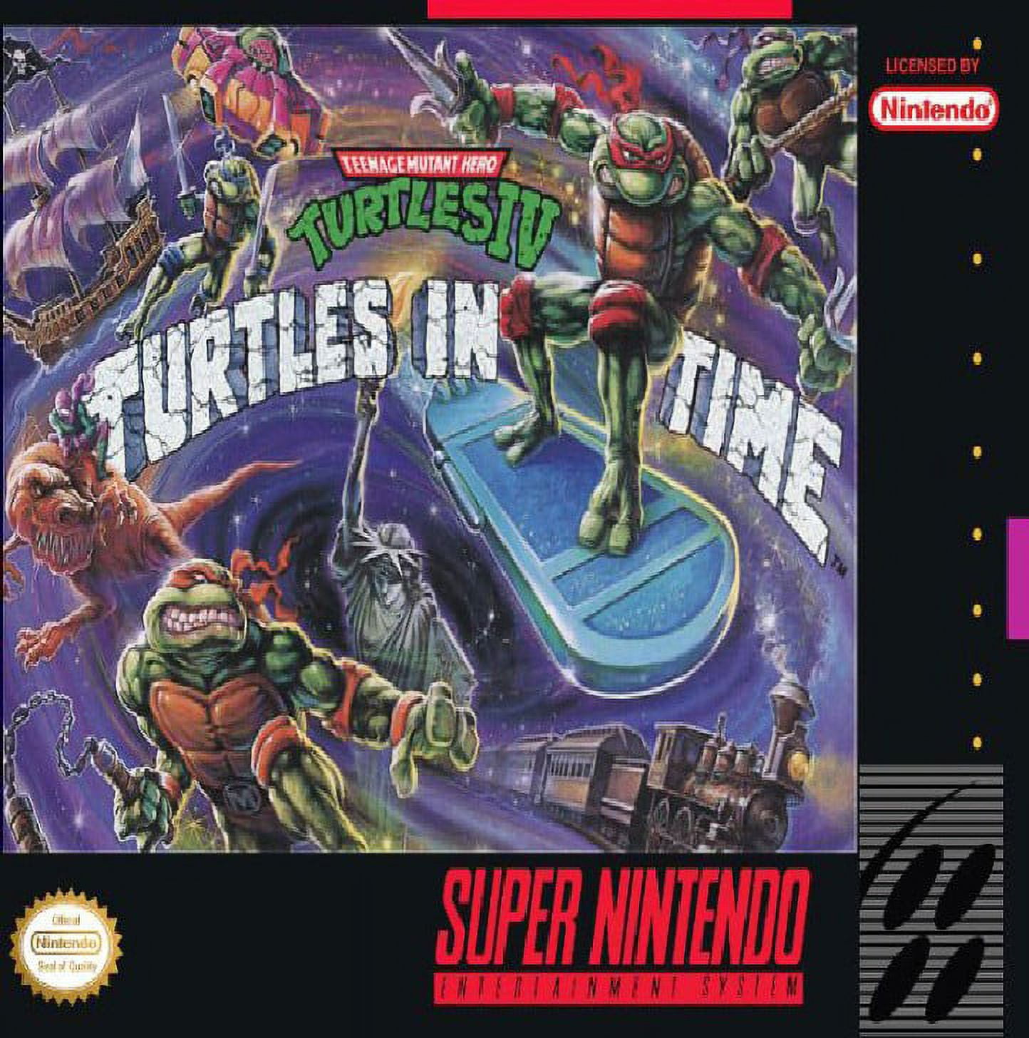 Restored Teenage Mutant Ninja Turtles IV: Turtles in Time (Super NES ...