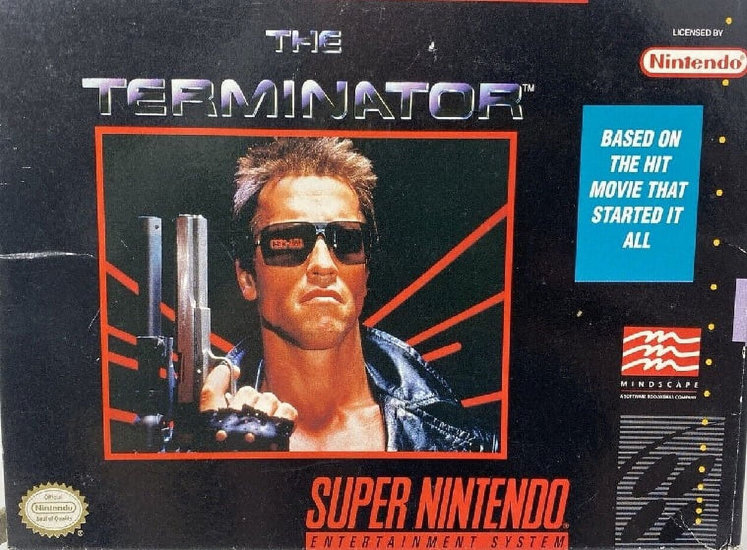 Restored Terminator (Super Nintendo, 1993) SNES Shooter Game ...