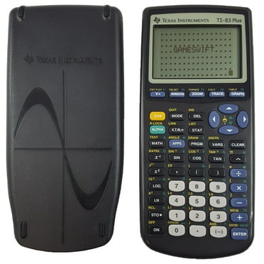 TI-83 Plus Programmable Graphing Calculator, 10-Digit LCD by Texas Instruments - Walmart.com