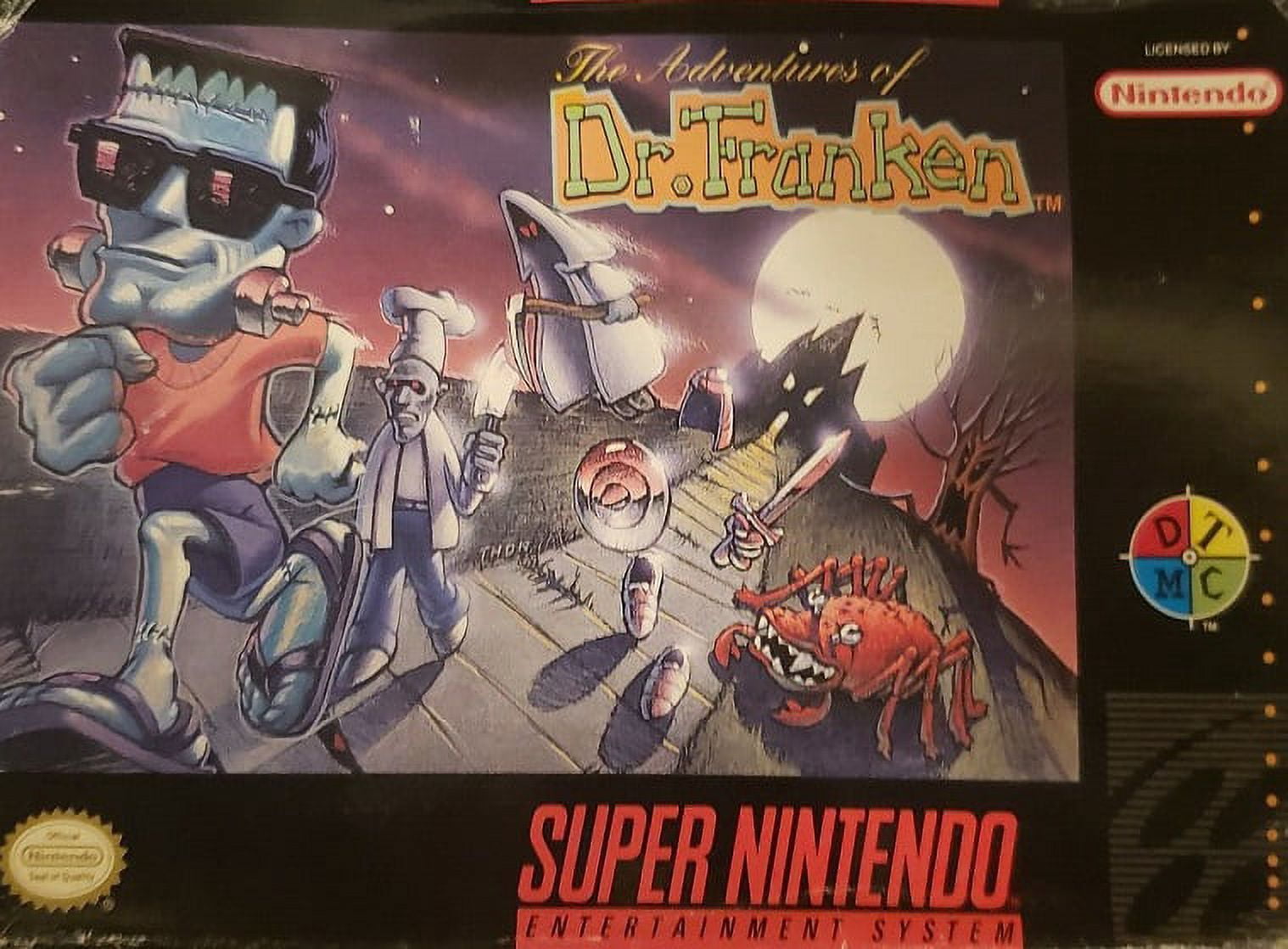 Restored The Adventures of Dr. Franken (Super Nintendo, 1993) SNES ...