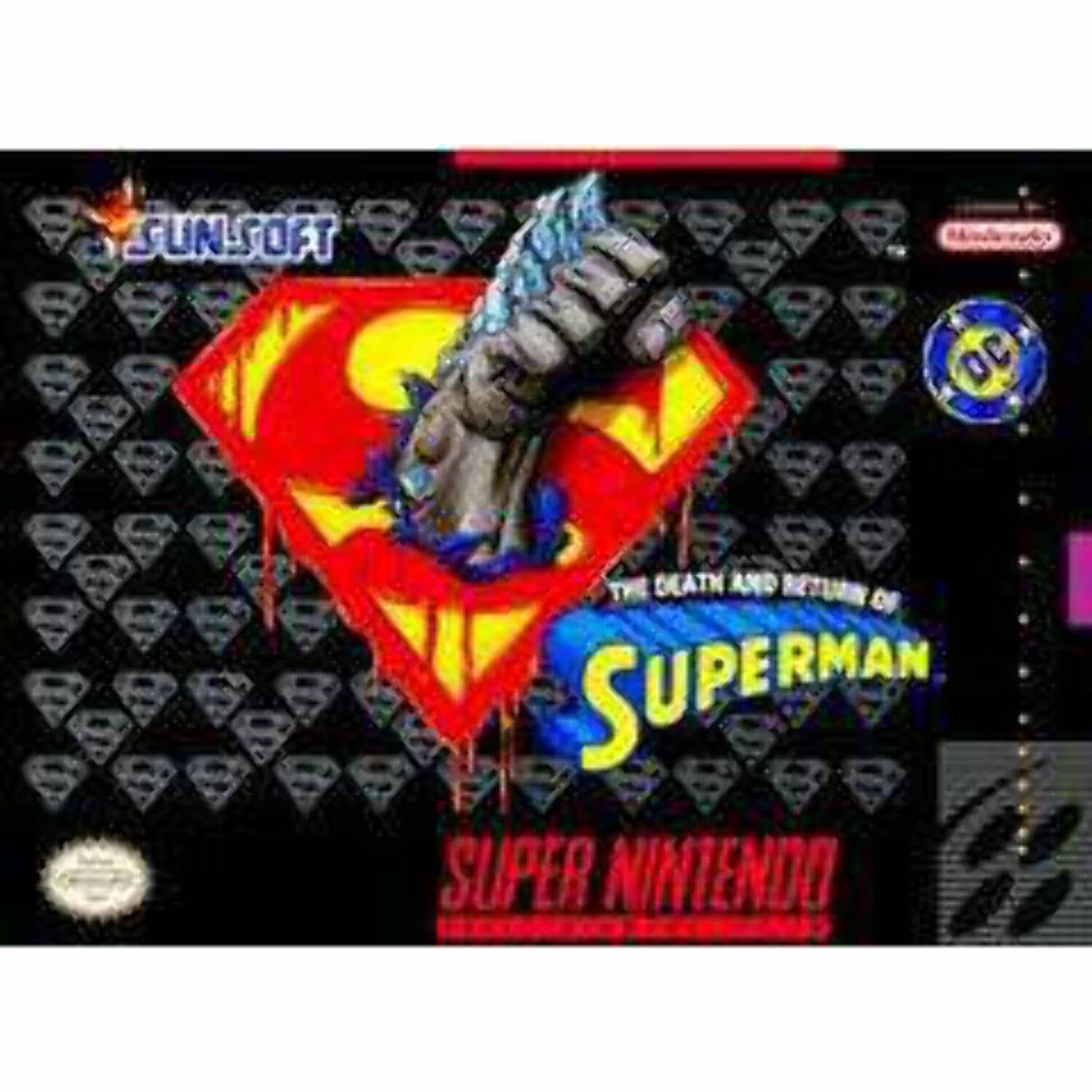 Restored The Death And Return Of Superman (Super Nintendo, 2000) Marvel ...