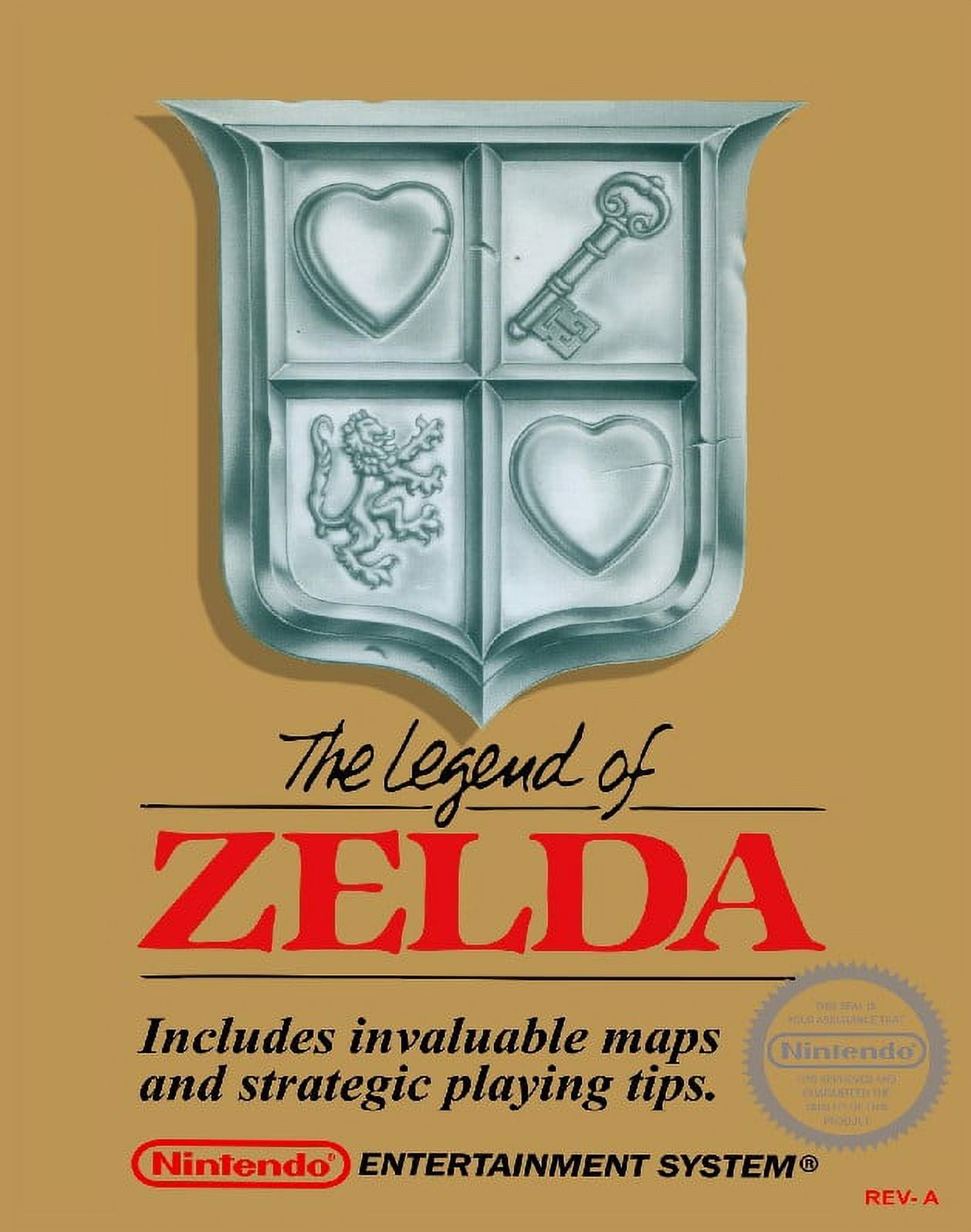 Free Shipping! Restored The Legend of Zelda (Nintendo NES, 1987) RPG ...