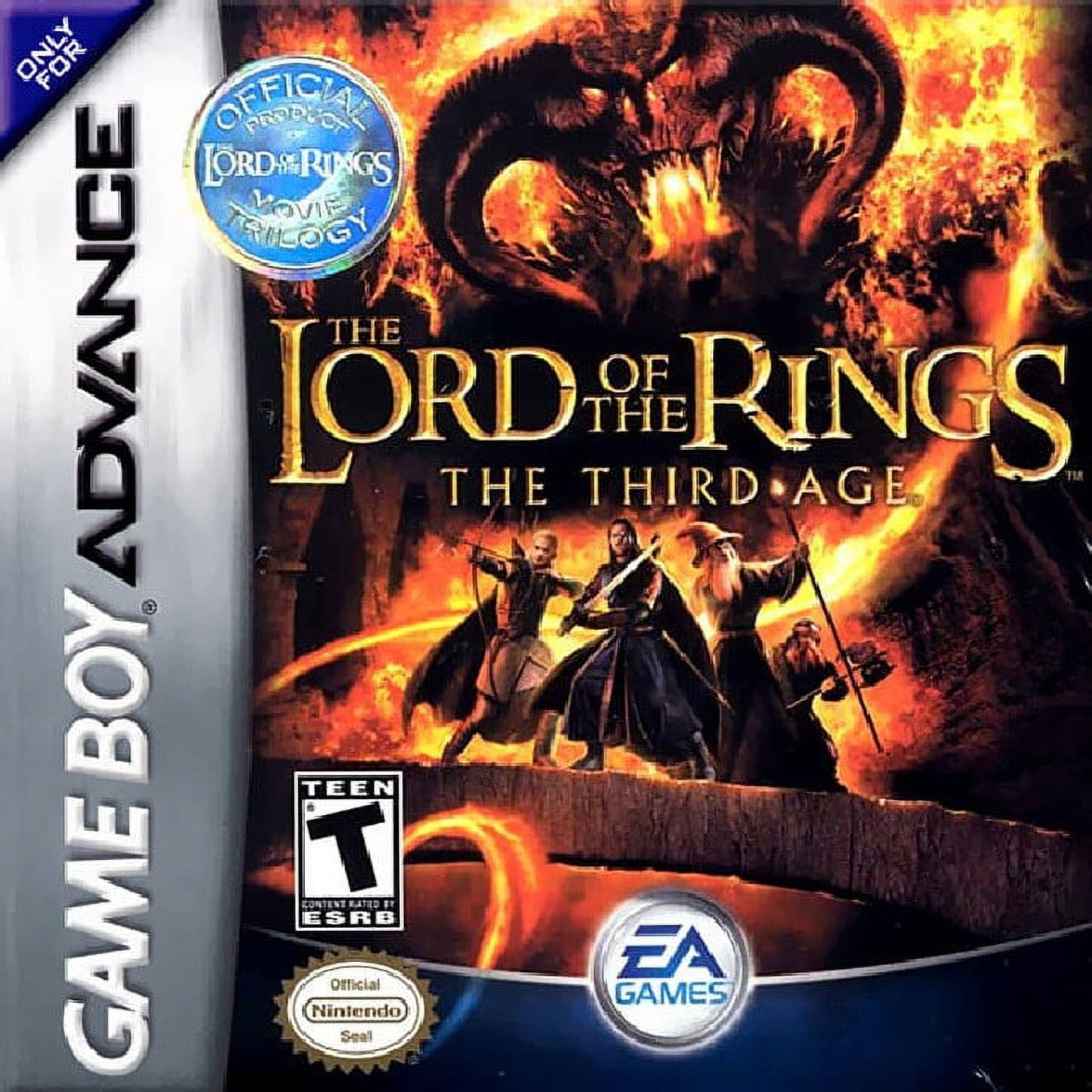 Restored The Lord of the Rings: The Third Age (Nintendo GameBoy Advance ...
