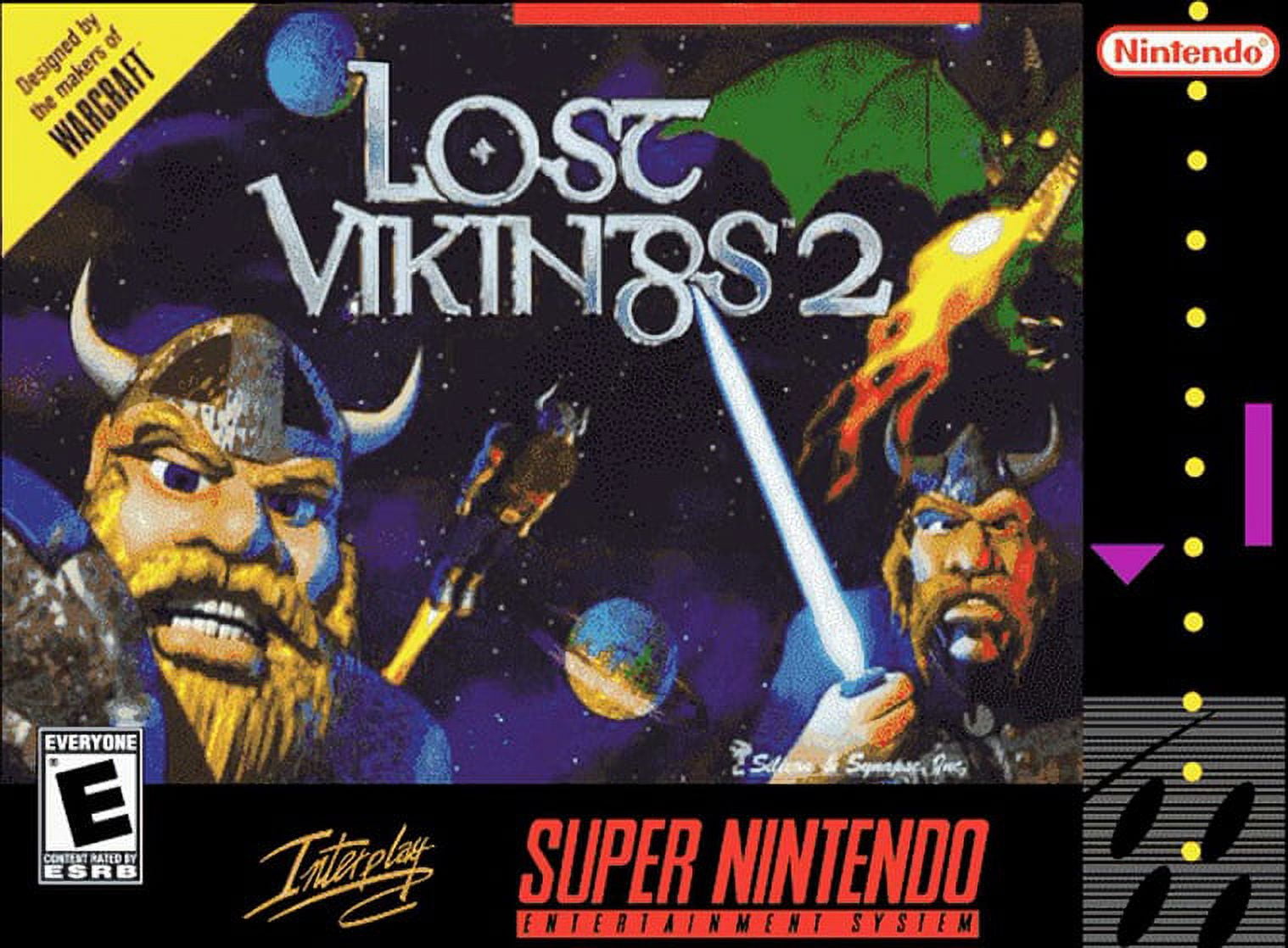 Restored The Lost Vikings 2 (Super Nintendo, 1997) SNES Video Game ...