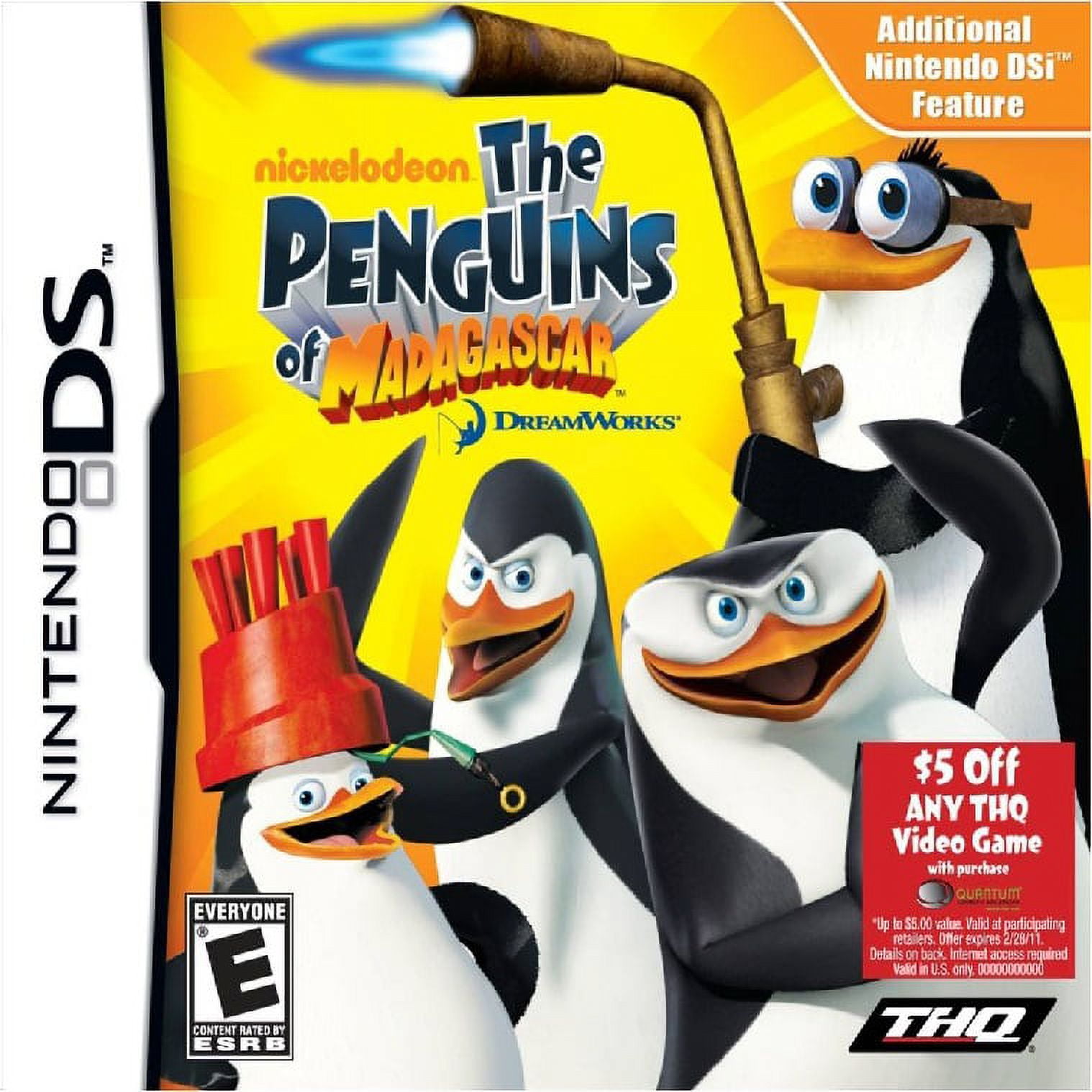 Restored The Penguins of Madagascar -- The Game (Nintendo DS, 2010 ...
