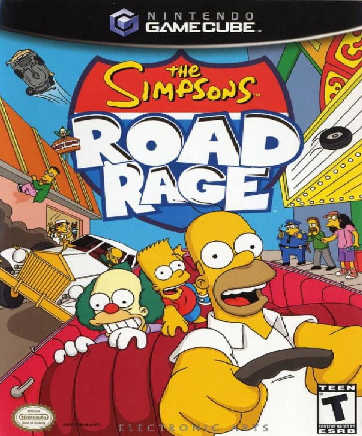Restored The Simpsons Road Rage, Physical/Nintendo Gamecube, Racing ...
