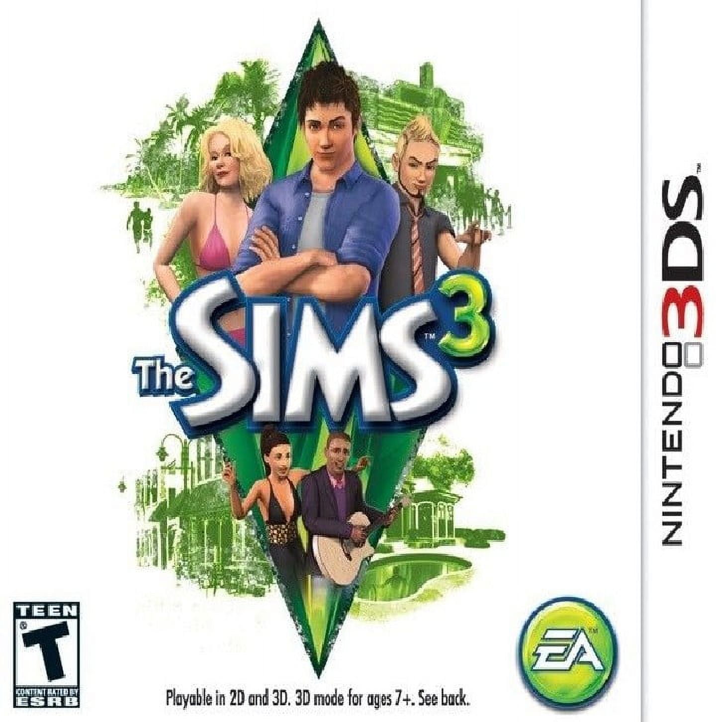 Restored The Sims 3 (Nintendo 3DS, 2011) Social Simulation Game ...
