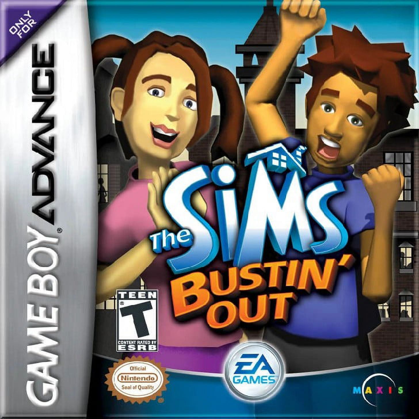 Restored The Sims: Bustin' Out (Nintendo GameBoy Advance, 2003) Social ...