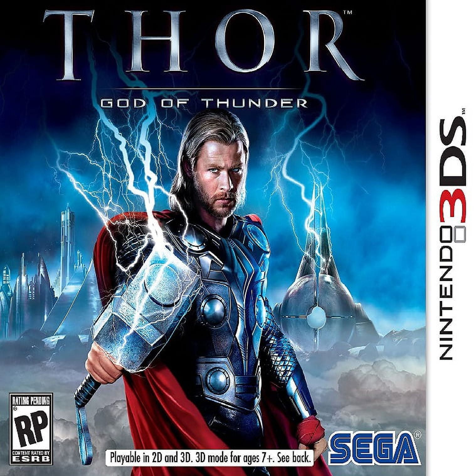 Restored Thor God Of Thunder (Nintendo 3DS, 2011) Fighting Game ...