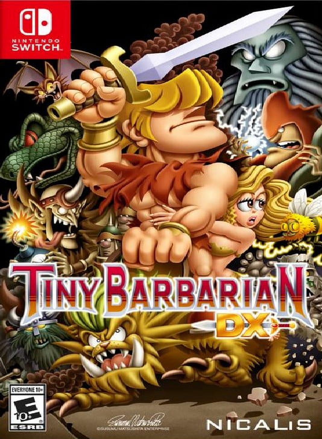 Restored Tiny Barbarian DX (Nintendo Switch, 2017) Fighting Game ...