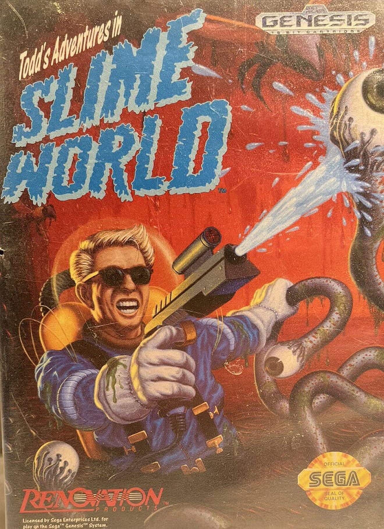 Restored Todd's Adventures in Slime World (Sega Genesis, 1991 ...