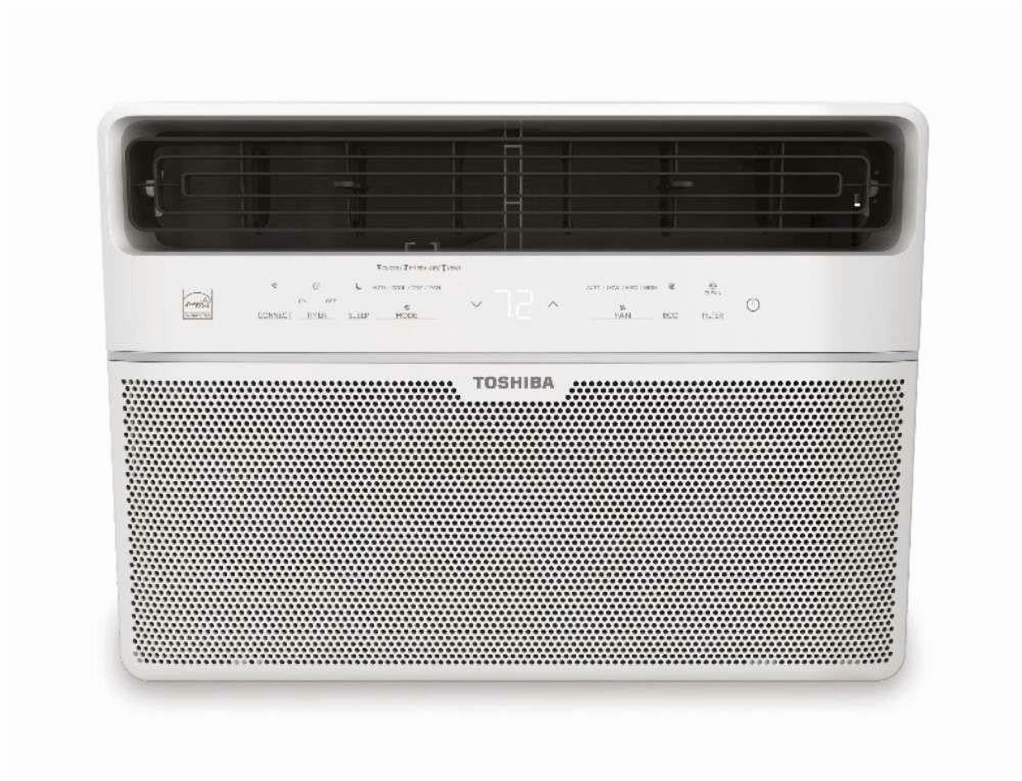 Restored Toshiba 10,000 BTU 115-Volt Smart Wi-Fi Touch Control Window ...