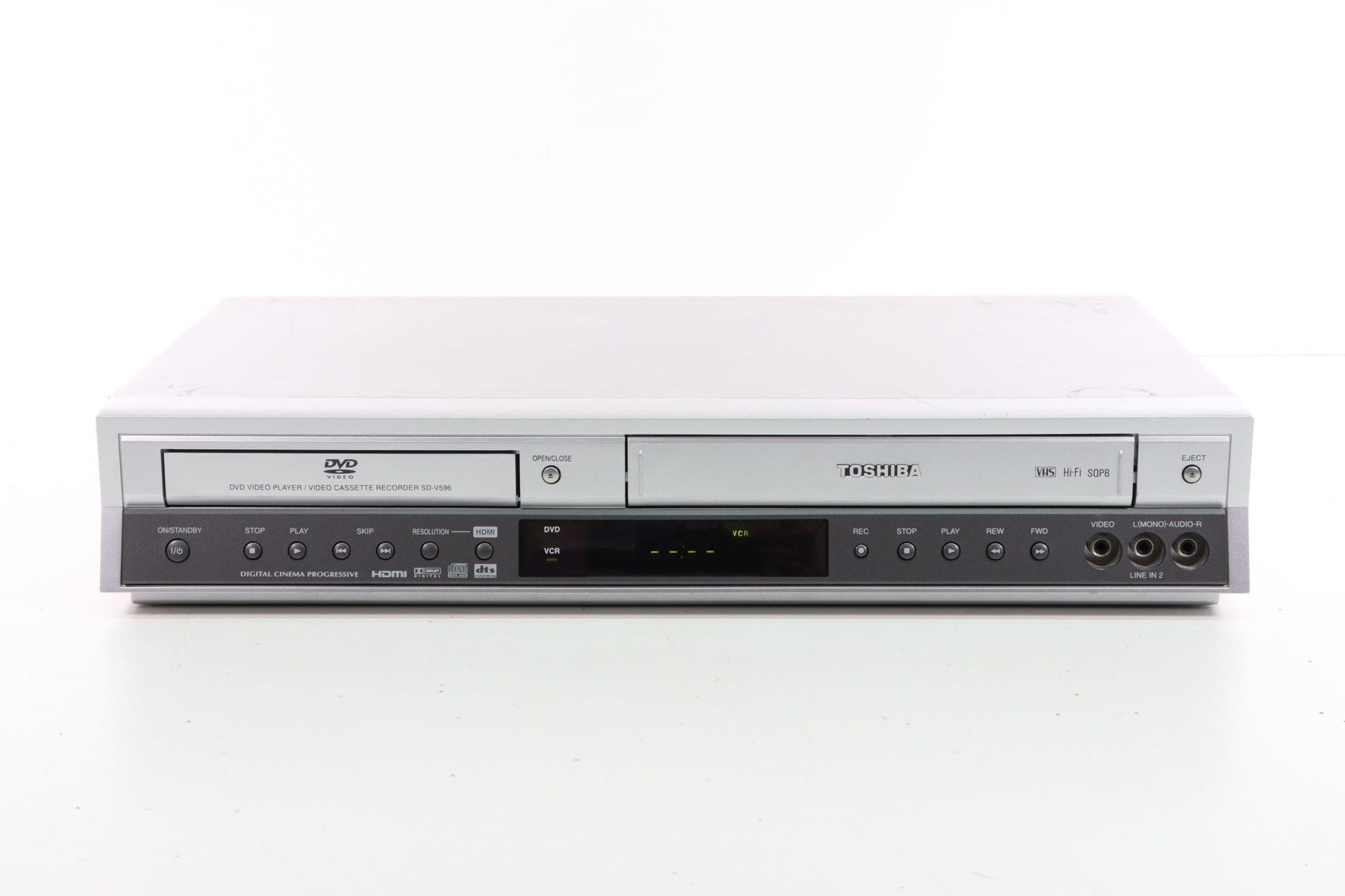 Restored Toshiba SD-V596 DVD Player/VCR Combo AV/HDMI and Remote ...
