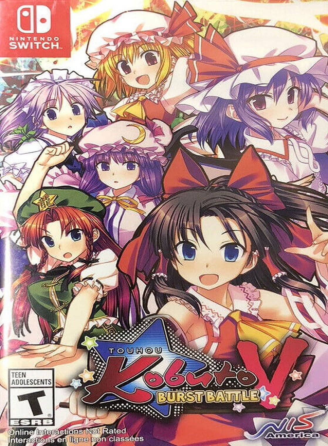 Restored Touhou Kobuto V: Burst Battle (Nintendo Switch, 2017) Fighting ...