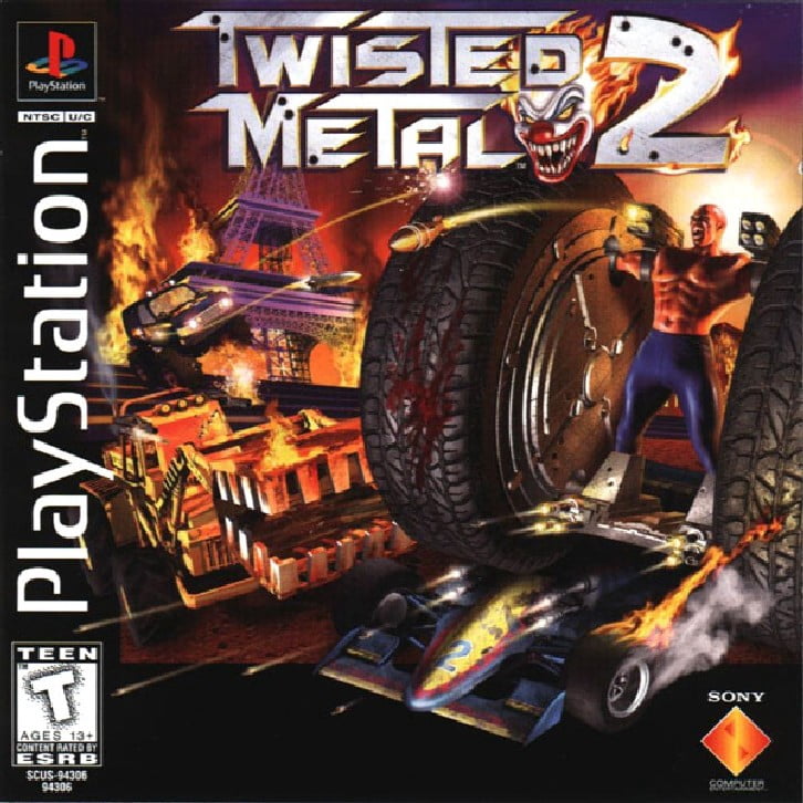 Restored Twisted Metal 2 (Sony PlayStation 1, 1996) Racing Game ...
