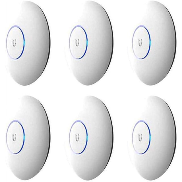 Restored Ubiquiti Networks 6 Pack UAP-AC-PRO UniFi Access Point Enterprise Wi-Fi System ...
