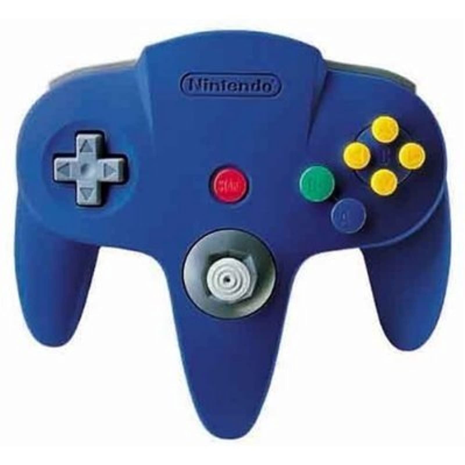 Restored Used Nintendo OEM N64 Controller Blue (Refurbished) - Walmart.com