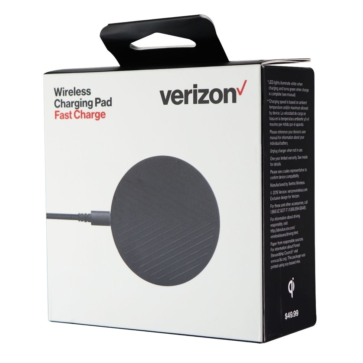 Restored Verizon 10W Qi Wireless Charging Pad for iPhone and Samsung ...