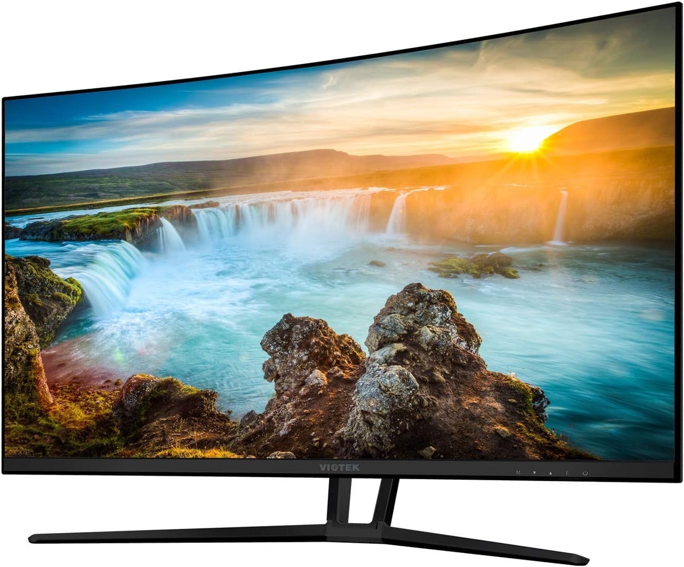 Restored Viotek NB32CB 32-Inch LED Curved Monitor Bezel-Less 75Hz 1080P ...