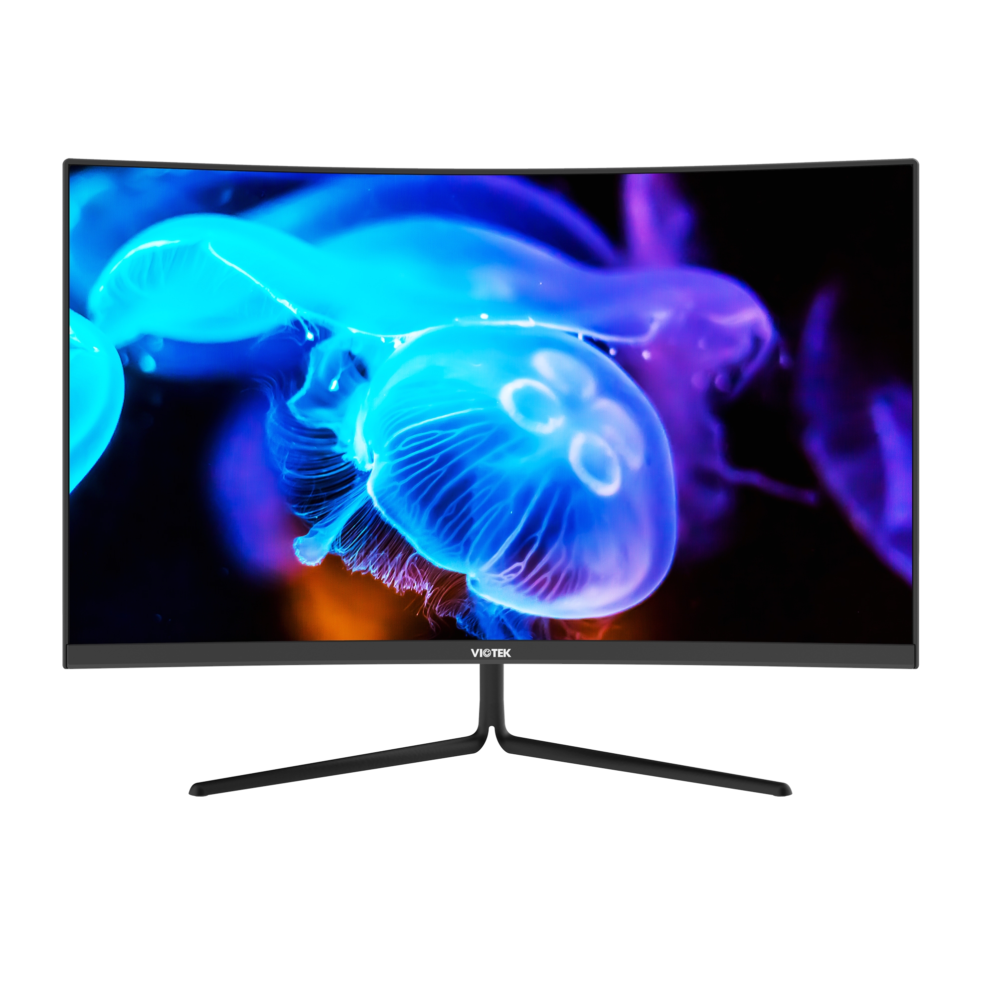 Restored Viotek NBV27CB 27" Curved Monitor 75Hz | 1920x1080p (FHD) 16:9 ...