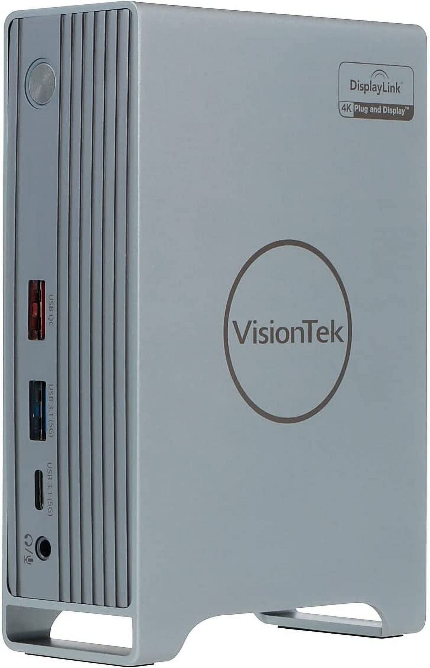 Restored VisionTek VT7100 USB-C Docking Station 3X 4K Displays, 100W ...