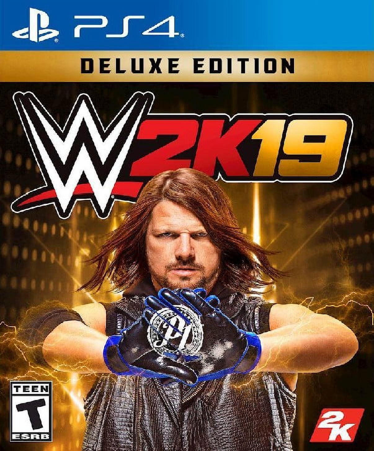 Restored WWE 2K19 Deluxe Edition (Playstation 4, 2019) Wrestling Game ...