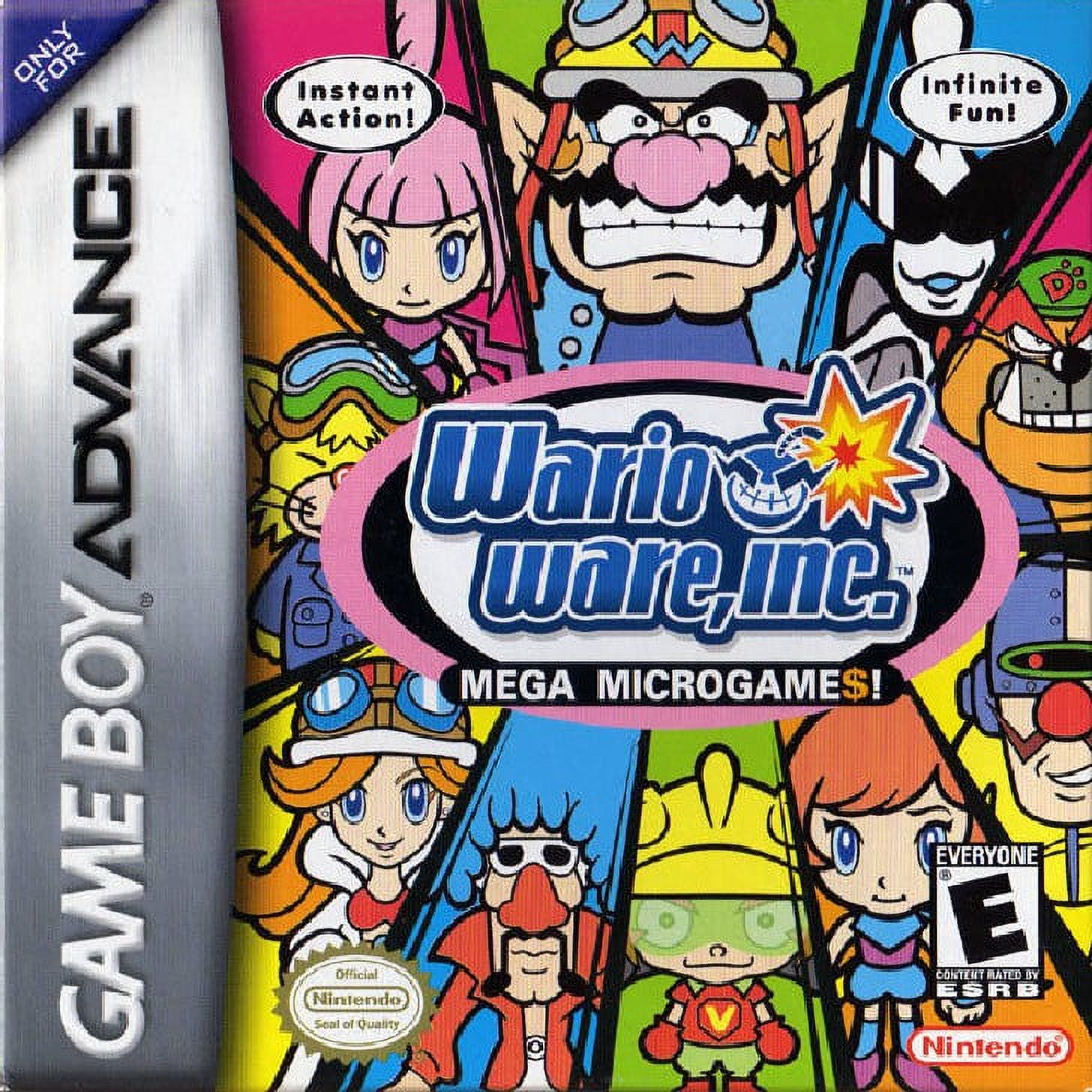Restored Wario Ware, Inc: Mega Microgame$ (Nintendo GameBoy Advance ...
