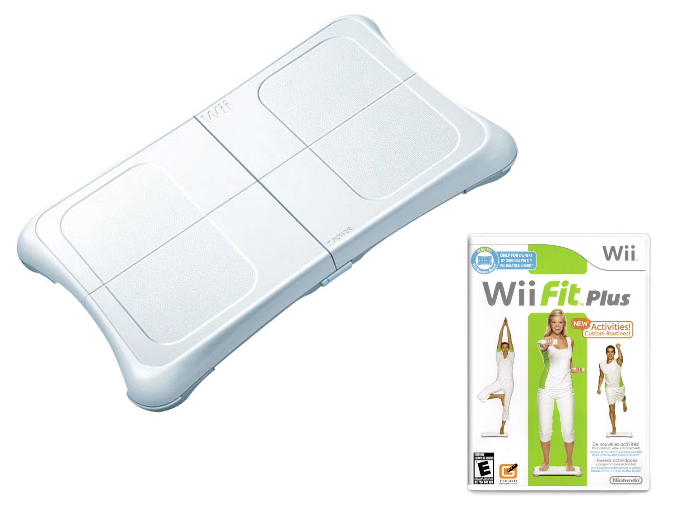 Wii Fit Plus with Balance Board for Nintendo, White, (Restored ...