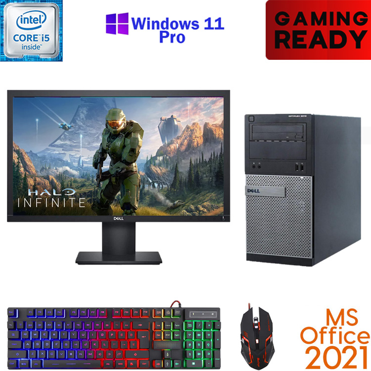Restored Dell Small Computer PC Core i5 3.10Ghz 16Gb 250G Windows 10 ...