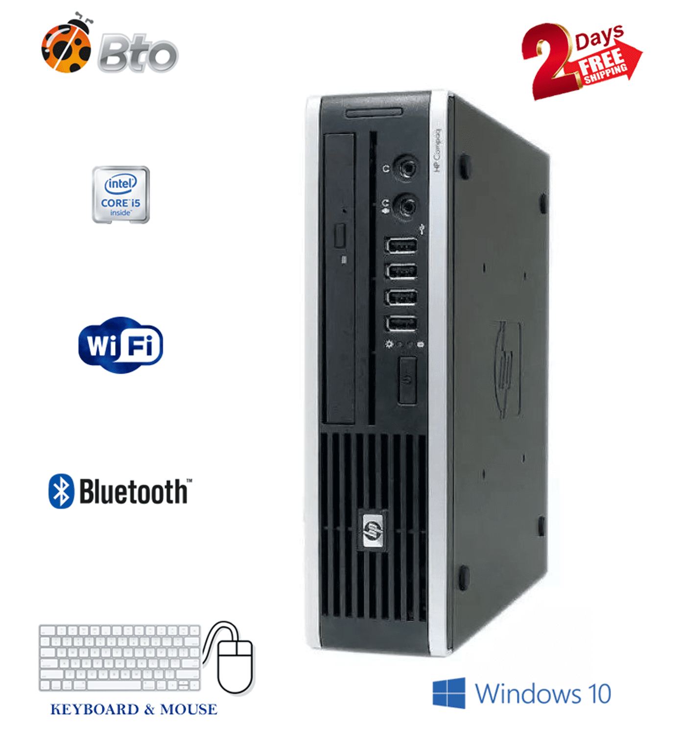 Restored Work from home Computer HP 8200 Desktop Ultra Slim USFF Intel ...