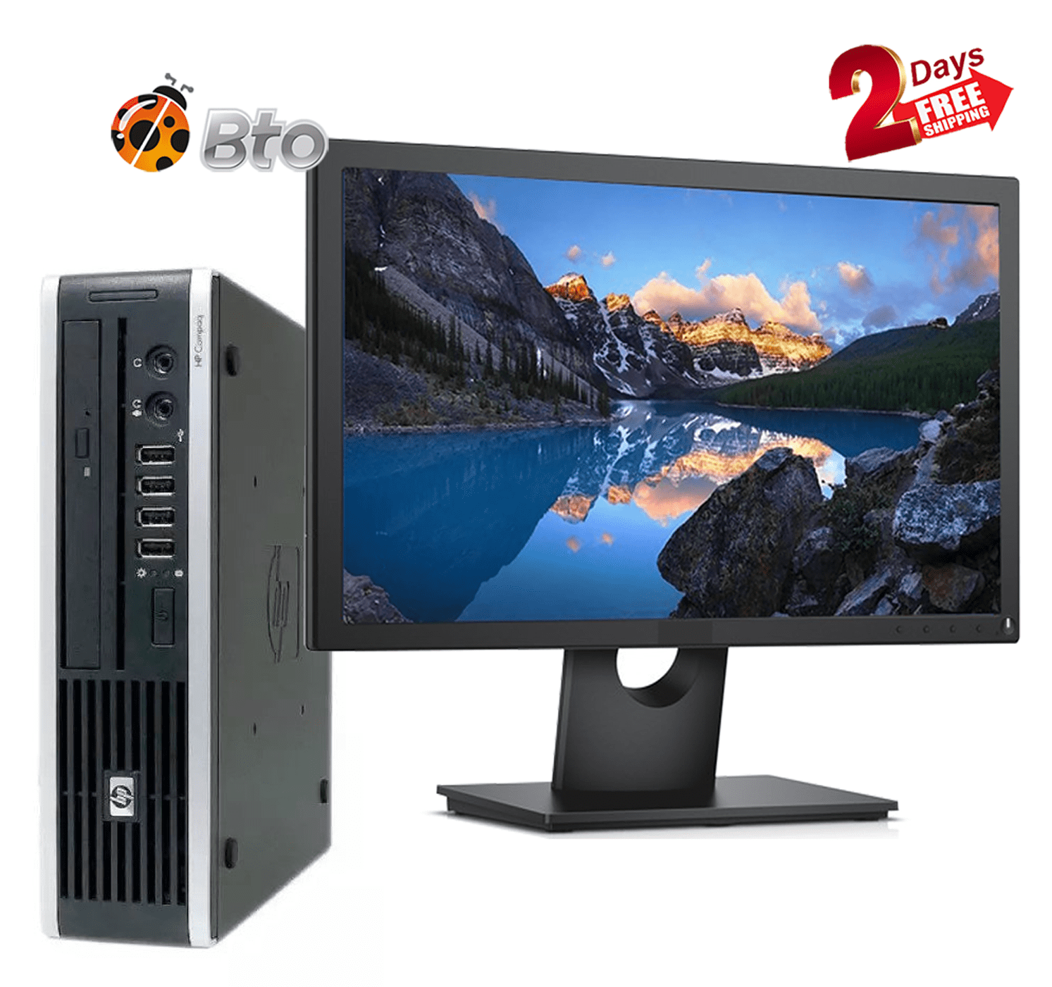 Restored Work from home Ultra Slim HP 8200 USFF Mini Desktop Computer ...