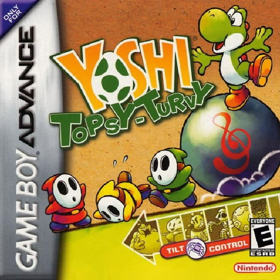 Restored Yoshi Topsy Turvy (Nintendo GameBoy Advance, 2005) Adventure ...