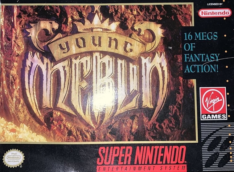 Restored Young Merlin (Super Nintendo, 1990) SNES Adventure Game ...
