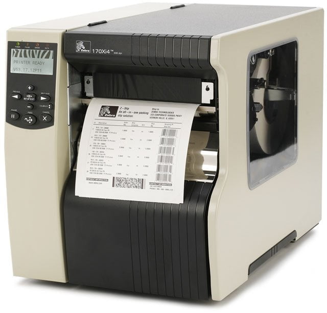 Restored Zebra 170Xi4 Industrial Label Printer – 300 DPI, Serial/RS232 ...