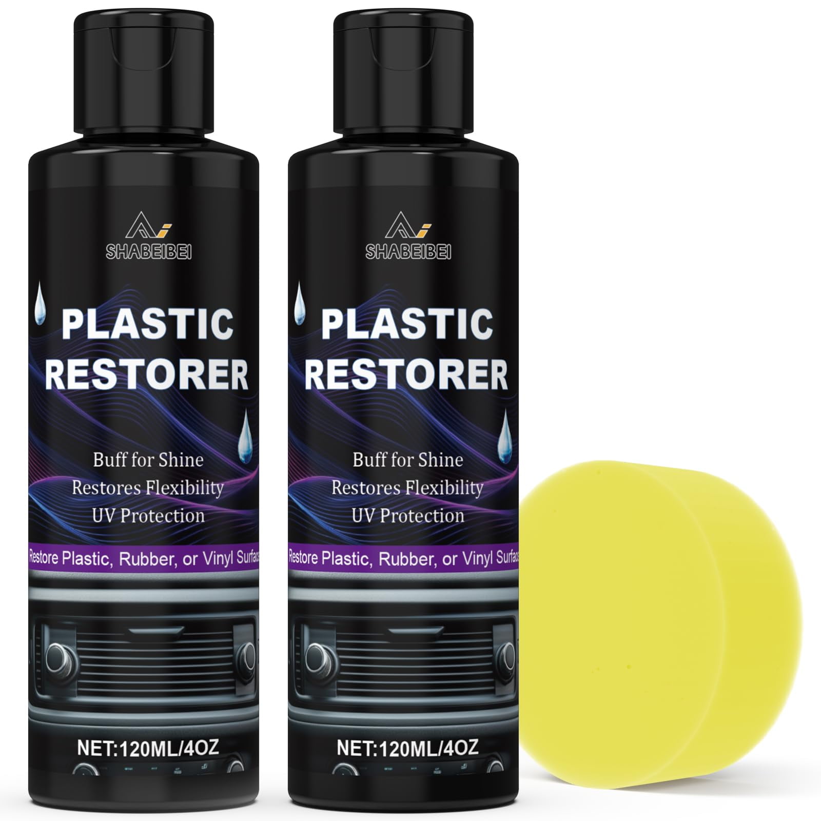 Restorer for Cars Revive OIF8 Faded Plastic, Rubber Vinyl Ultimate ...